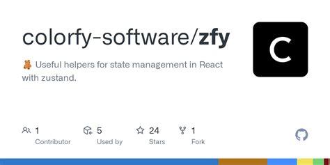github colorfy software zfy 🧸 useful helpers for state management in react with zustand