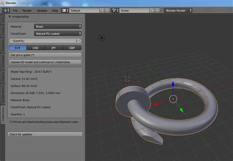 Imaterialise Announces New Plugin For Blender 3d Modeling Software