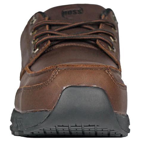 Mens Safety Toe Work Shoe Hoss Stepper Ultra Light