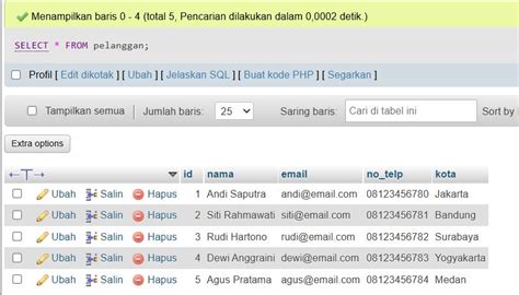 Perintah Dasar Mysql Select Insert Update Delete Ansori Web