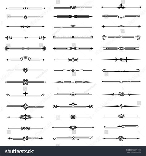 6 086 Decorative Line Breaks Images Stock Photos Vectors Shutterstock