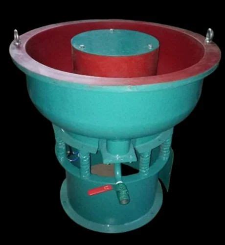 Electric Abrasive Round Vibrator Polish Machine For Industrial