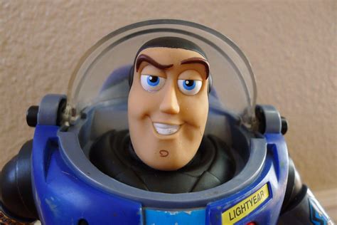 Buzz Lightyear Toy Story Stealth Blue Action Figure 12 2001 Disney