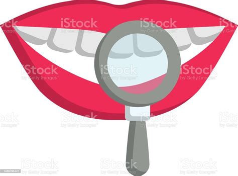 앞면 상부 골절 또는 금이 간 치아 벡터 컬러 아이콘 디자인 치과 기호 의료 기호 치과 기구 스톡 일러스트레이션 치아 검사 개념 건강 진단에 대한 스톡 벡터 아트 및 기타