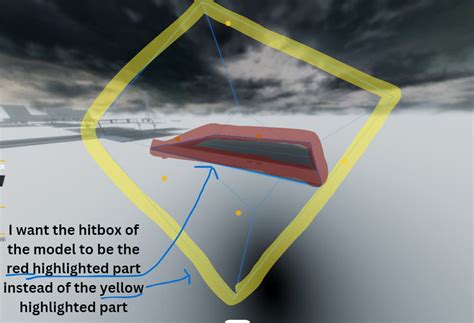 How Can I Disable The Hitbox For My Model To Just Be The Highlights