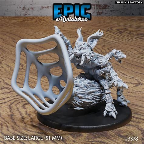Fluffy Cat Spider Net Attack From Epic Miniatures Planar Adventures Monstrous Infantry