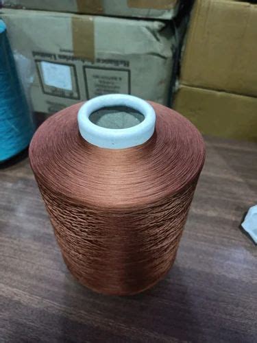 Dyed Rust Texturied 150 0 Yarn For Weaving At Best Price In Ahmedabad Id 27149647530