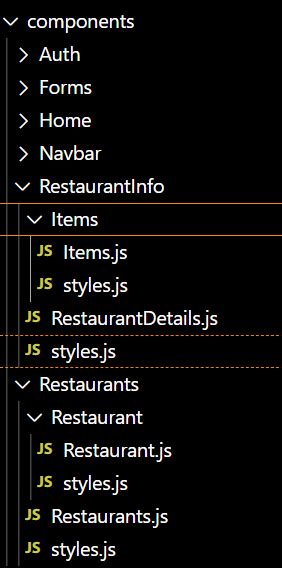 Javascript How Can I Display Related Items For A Restaurant In
