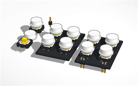 3d Design 12mm Buttons Tinkercad