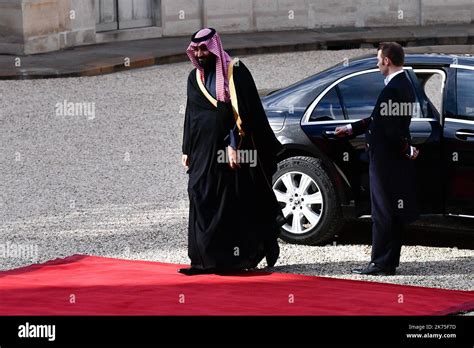 Crown Prince Mohammed Bin Salman Bin Abdulaziz Al Saoud At The Elysee