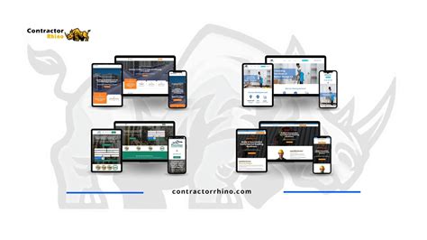 Best Contractor Website Design Services Contractor Rhino