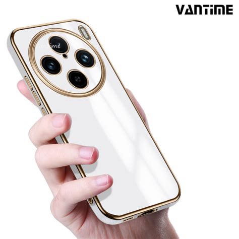 Vantime For Vivo X100 Pro 5g Luxury 6d Plating Soft Silicone Square