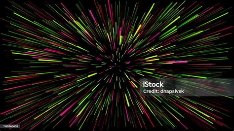 베레와 핑크 색상의 중심에서 나오는 추상적 인 라인과 어두운 배경 0명에 대한 스톡 벡터 아트 및 기타 이미지 0명 개념