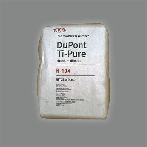 Titanium Dioxide Rutile Dupont R104 25 Kb Pp Bag 25 Kg At ₹ 385kg In