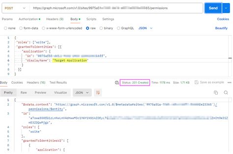 Azure Encountering An Error When We Attempt To Set The Sitesselected Permission From The