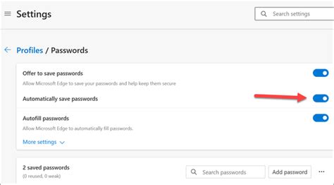 How To Use Microsoft Edge Password Manager
