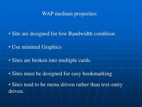 Ppt Wml Wireless Markup Language Powerpoint Presentation Free