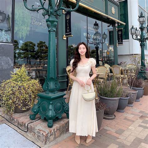 벨라미아 블레어 린넨 프릴 롱ops 💛 지금부터 여름까지 쭉 착용하시기 좋은