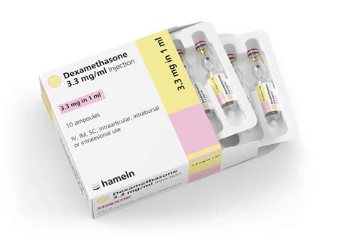 Dexamethasone 3 3 Mg Ml Solution For Injection Pack Of 10