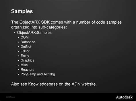 ppt objectarx 2010 autodesk developer technical services powerpoint presentation id 6228301