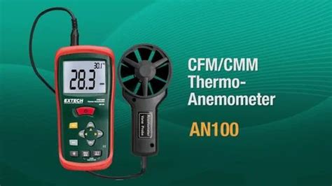 Hot Wire Cfm Thermo Anemometer Datalogger Model Name Number Sdl350 At