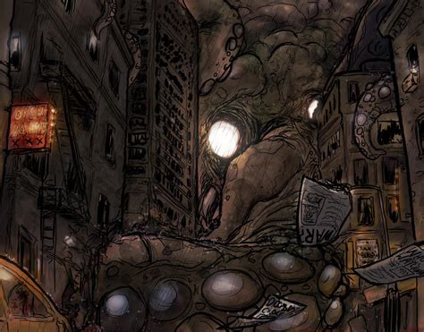 Giant Alien Squid Thing By T Rexjones On Deviantart