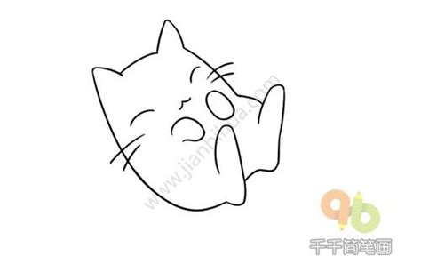 地上打滚简笔画 简笔画图片大全 普车都