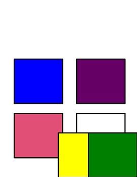 Color Sorting File Folder Game By Cynthia Overmann TpT