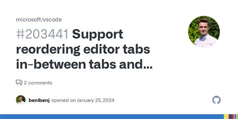 Support Reordering Editor Tabs In Between Tabs And Make Consistent