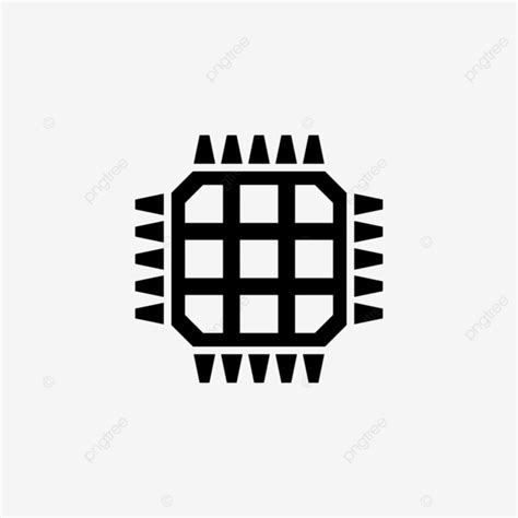 Processor Chip Vector Art Png Multi Core Processor Circuit Chip