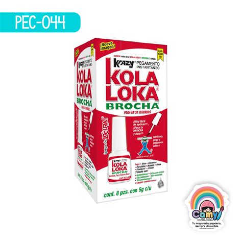 Pec 044 Kola Loka Brocha Exhibidor C8 Pzs Distribuidoracamy