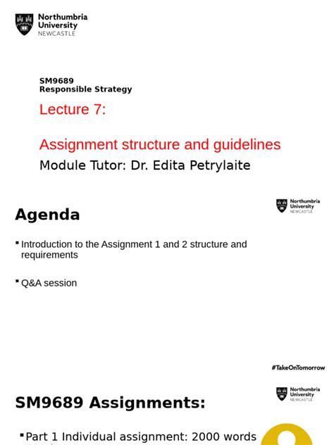 Ld6061 Lecture 7 Assignment Structure Pdf Corporate Social