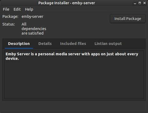 Emby Media Server Learn Ubuntu MATE