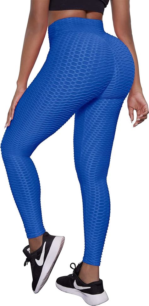 Msicyness Tiktok Trending Leggings Womens High Waist Yoga Pants Ruched Butt Lift