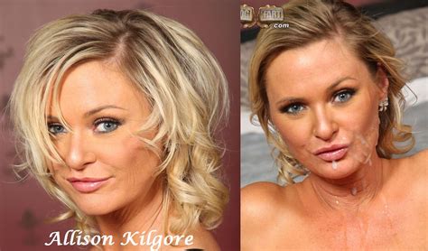 Before After Pornstars Facials Allison Kilgore Porn Pic