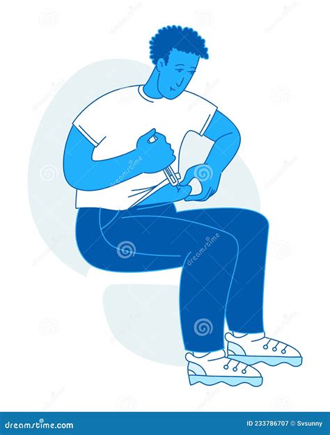 Insulin Injection Sites Vector Illustration 237809150