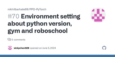 Environment Setting About Python Version Gym And Roboschool Issue Nikhilbarhate PPO