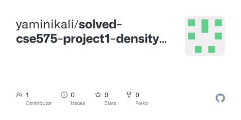 GitHub Yaminikali Solved Cse575 Project1 Density Estimation And