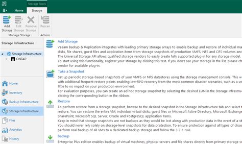 Veeam Backup And Replication Snapshot Only Job And Recovery From Storage Snapshot Samuraj