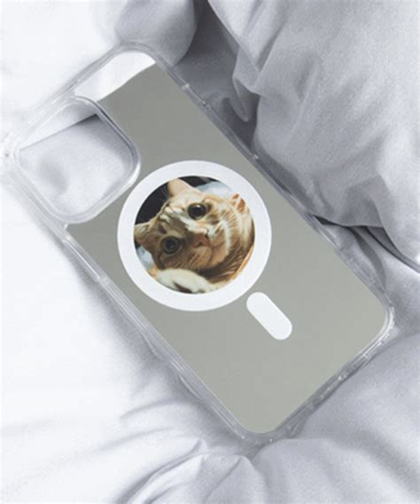1111신상할인🔥 볼록거울 귀여운 고양이 맥세이프 거울 미러 젤리케이스 아이폰13 14 Pro Max Plus 갤럭시s22 23 플러스 울트라 아이폰케이스 거울케이스