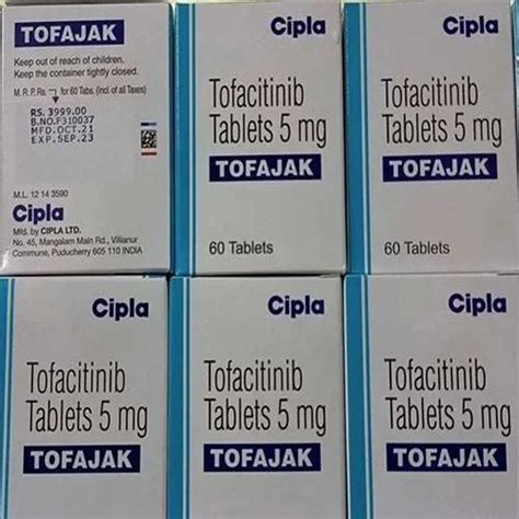 Tofajak 5 Mg Tablet At Rs 2101 Bottle Arthritis Medicines In Nagpur Id 27309471191