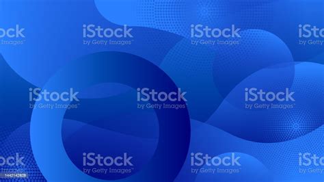 현대 파란색 기하학적 모양은 현대 기술 배경 디자인을 추상화합니다 벡터 추상 그래픽 프리젠 테이션 디자인 배너 패턴 배경 웹