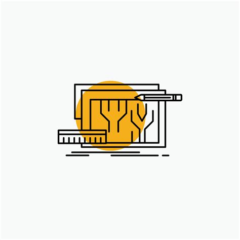 Architecture Blueprint Circuit Design Engineering Line Icon 13028153 Vector Art At Vecteezy