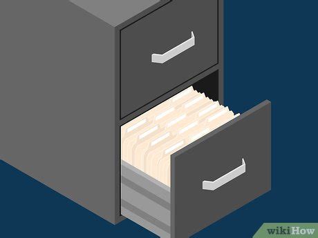 3 Ways To Arrange A Paper Filing System WikiHow