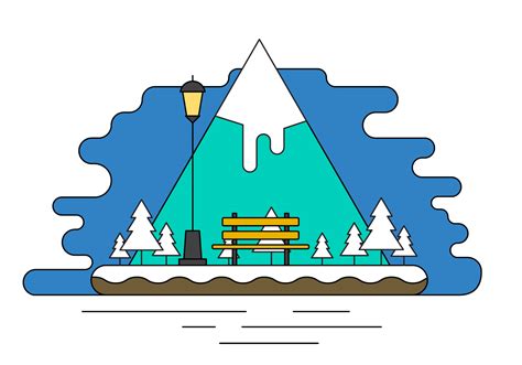 Landscape Island Vector Illustration 129887 Vector Art At Vecteezy