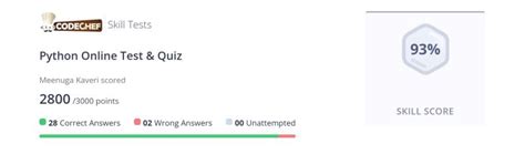 Python Codechef Certification Programming Continuouslearning