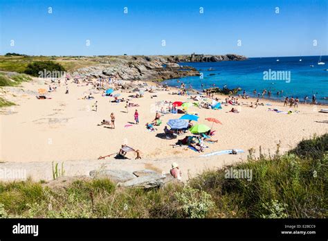 France Vendee Ile Dyeu Summer On Sabias Beach Le Vieux Chateau In