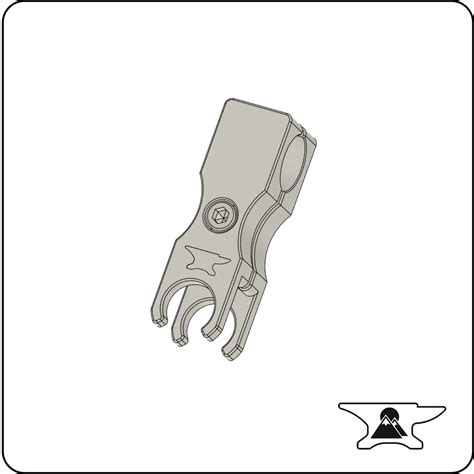 Extended 1 Ball Clamp Anvil Overland