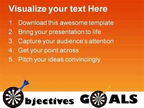 Objectives And Goals Success PowerPoint Themes And PowerPoint Slides