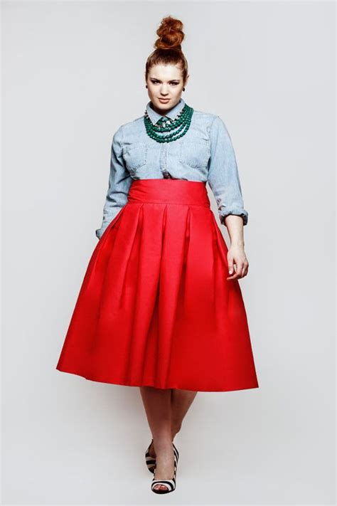 Jibri Hot Pink High Waist Pleated Skirt By Jibrionline On Etsy 12000 Plus Size Fashion
